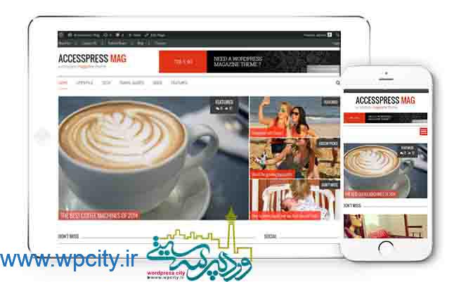 قالب مجله خبری AccessPress Mag | Best Free WordPress Magazine Theme